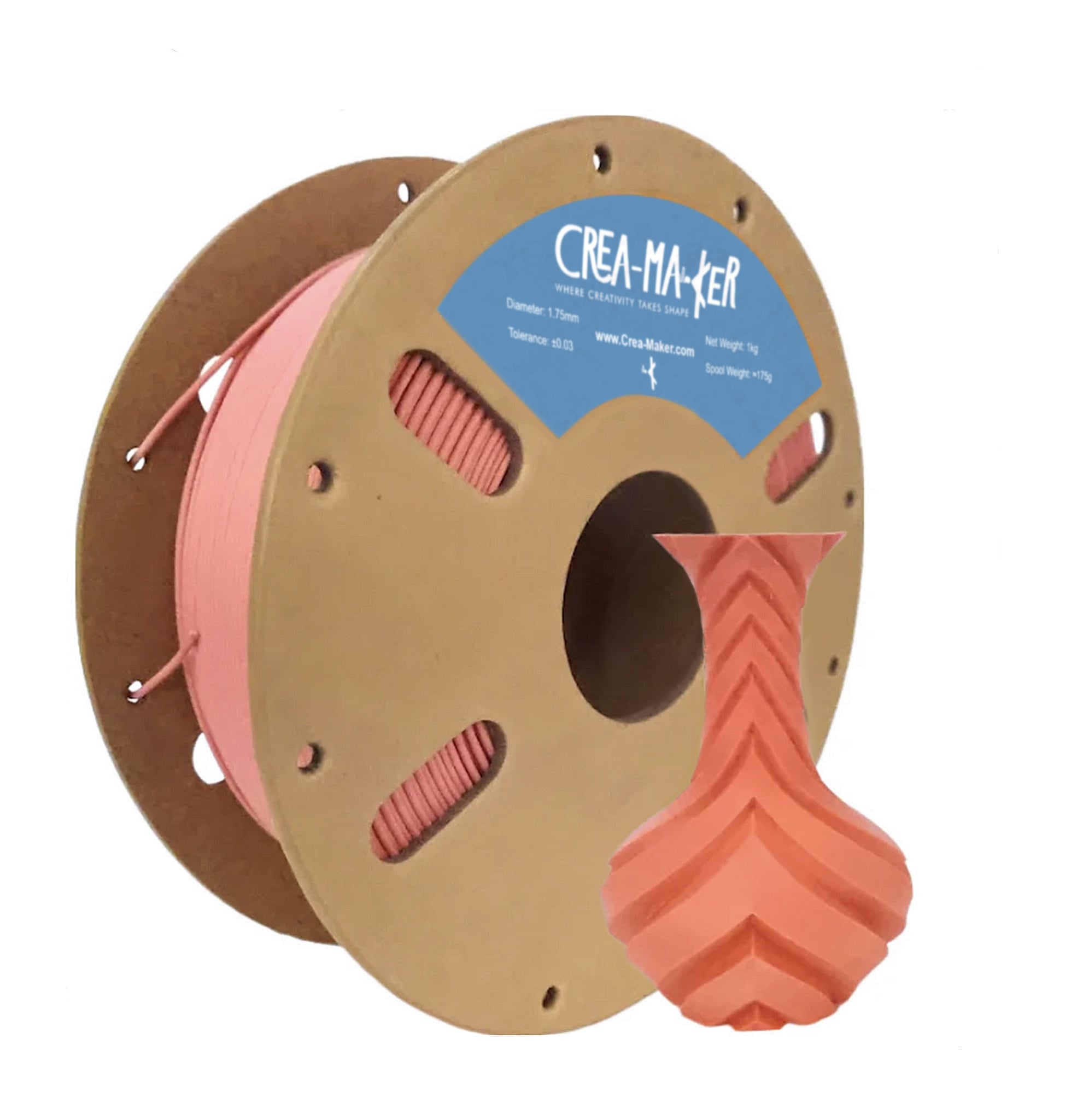 3d1#005 Crea-Maker Matte PLA 3D Filament 1kg - Crea-Maker